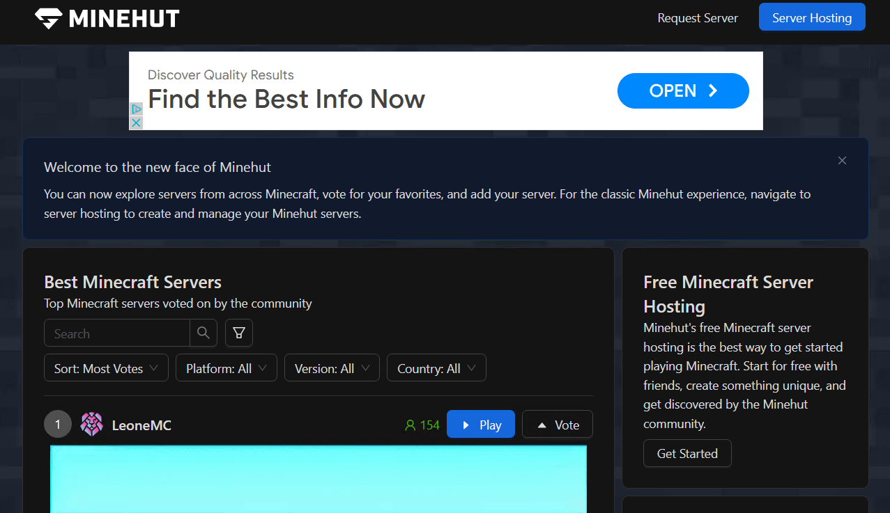 The Top 5 Best Free Minecraft Server Hosting Providers