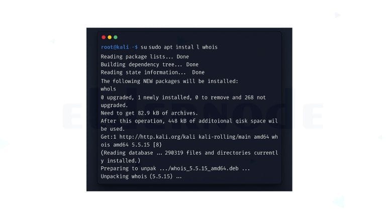How to Install and Use Whois on Kali Linux [Complete Guide]